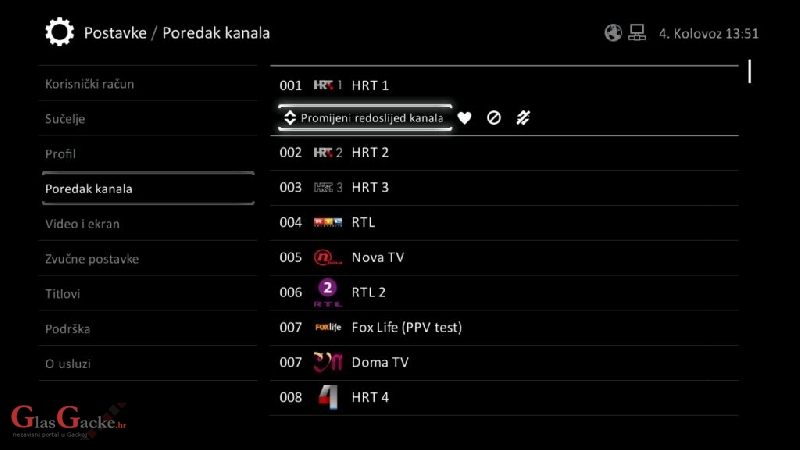 OptiTV – novo iskustvo za korisnike, Glas Gacke - nezavisni portal iz Gacke